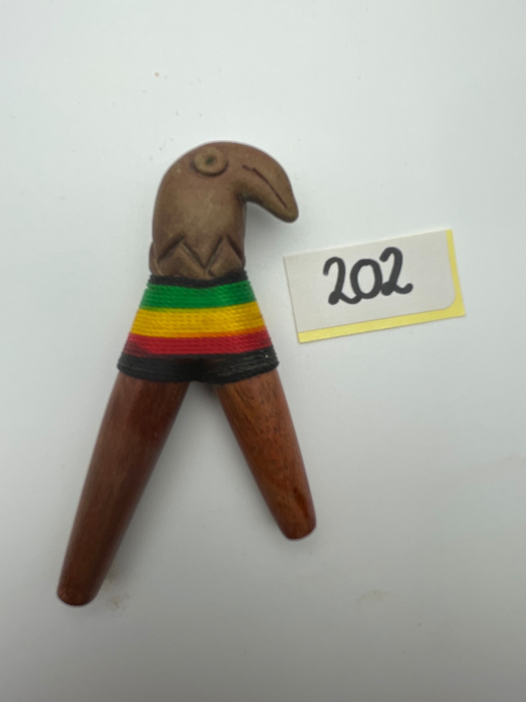 Kuripi Self Applicator, Chonta Wood, Decorated With Peruvian Caapi Root ...