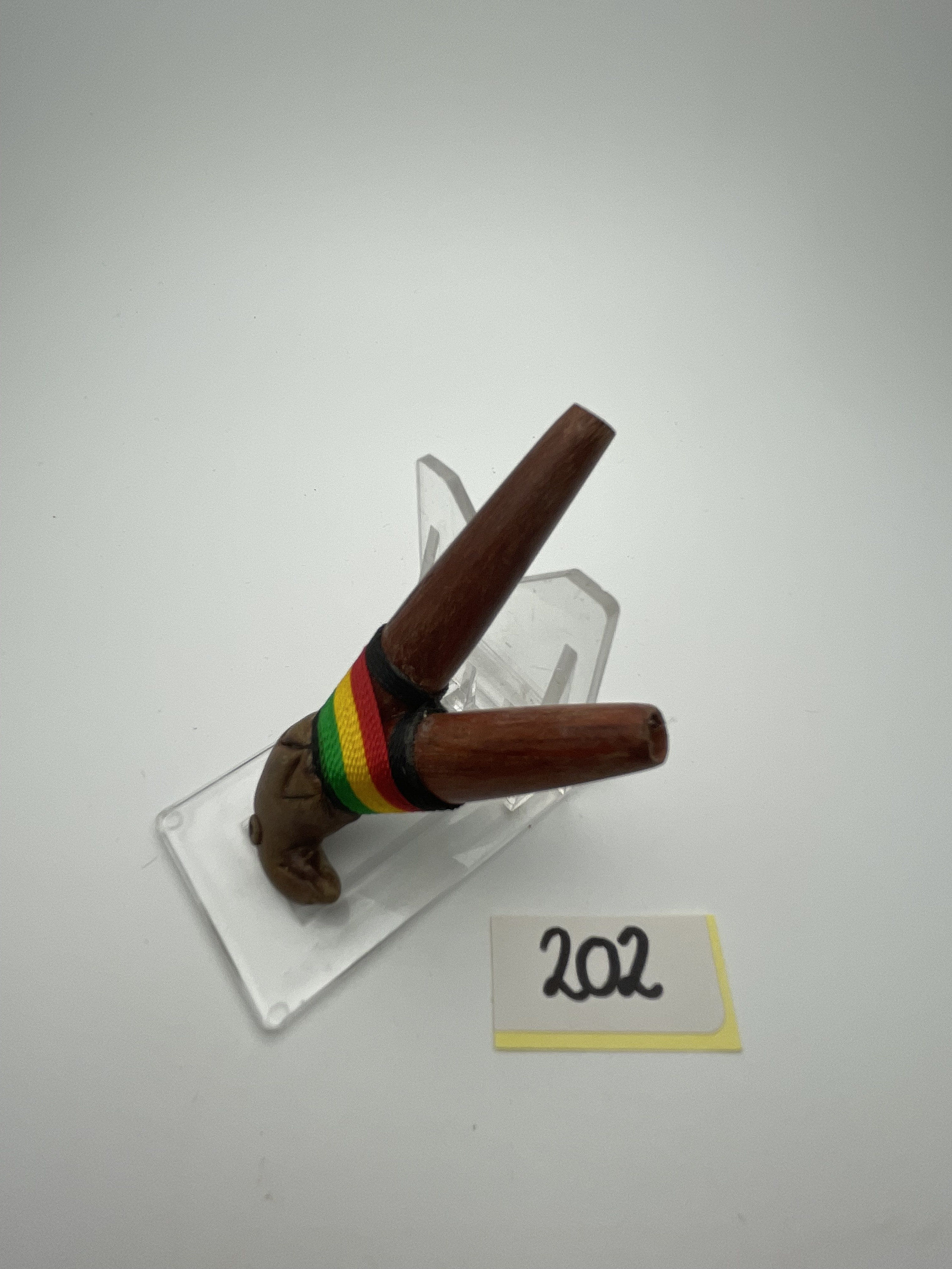 Kuripi Self Applicator, Chonta Wood, Decorated With Peruvian Caapi Root ...