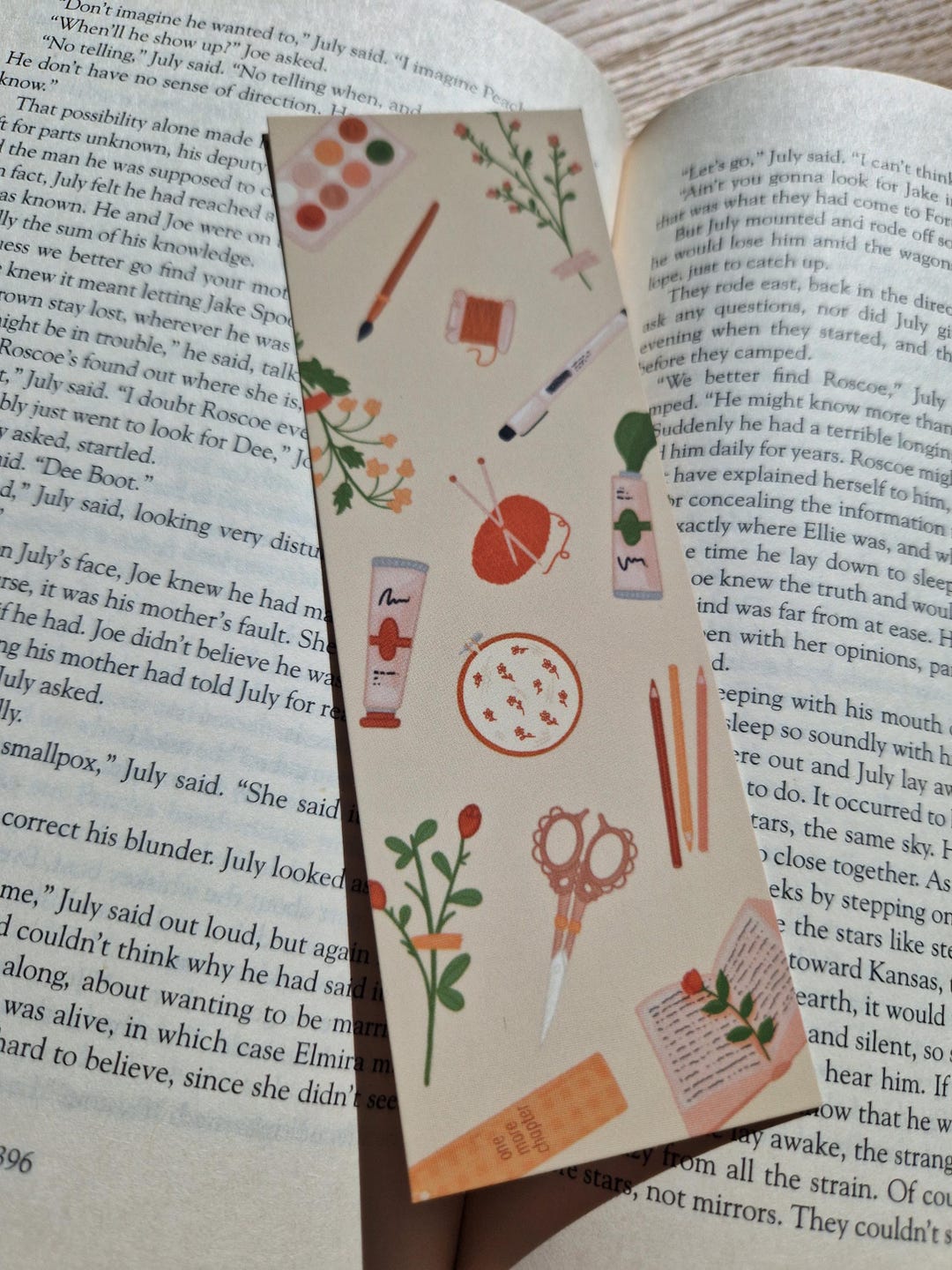 Hobbies Bookmark | Illustrated, Handmade, Bookish Gift, for Readers ...