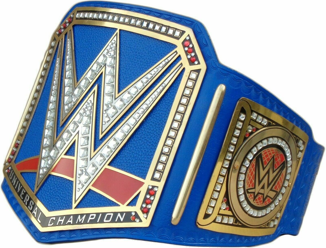 WWE Universal Championship Wrestling Top Titile Replica Belt Adult 2mm ...