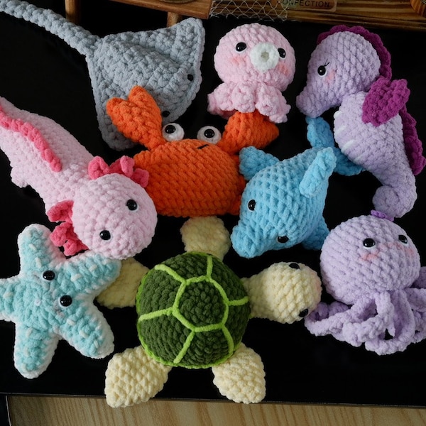 Crochet Sea Animals - Etsy