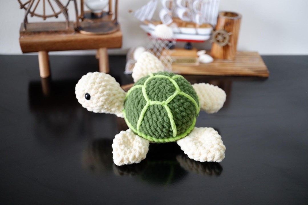 Turtle No Sew Crochet Pattern/ No Sew Amigurumi Crochet Pattern/ Sea ...