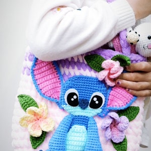 Stitch Bag Crochet Pattern - Stitch Amigurumi in English (US Terms) - Etsy