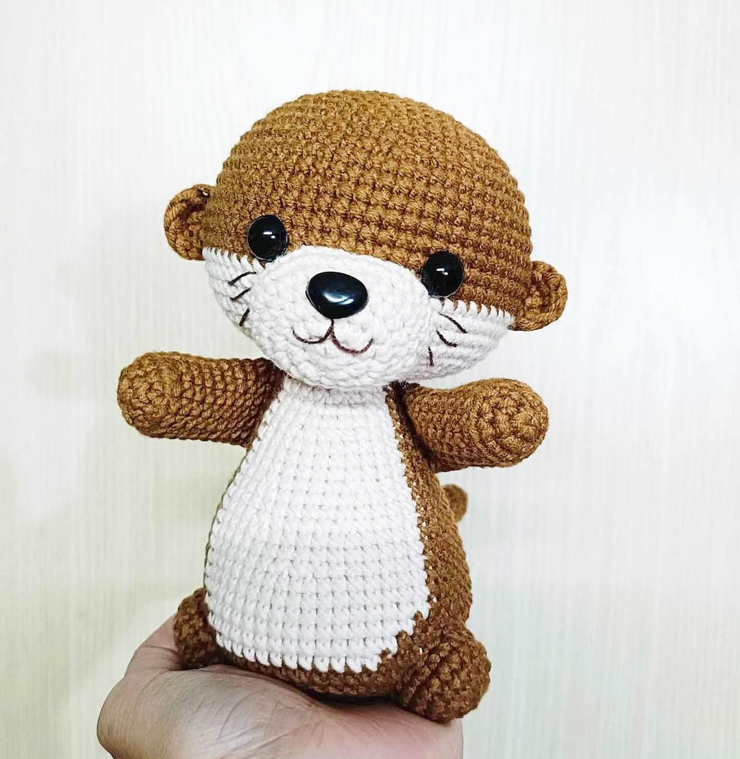 Otter Crochet Amigurumi Pattern- Instant Download PDF Pattern - English ...