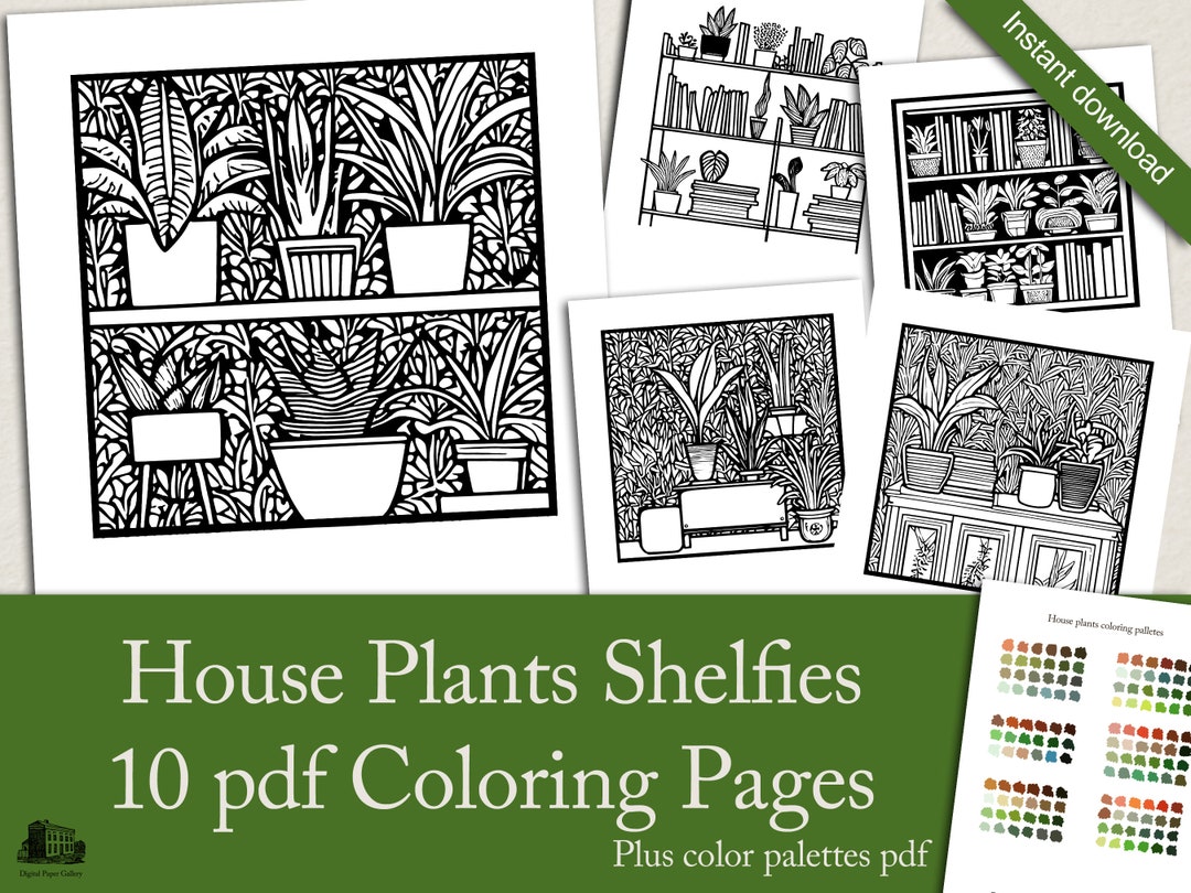 Coloring Pages Printable, House Plants Coloring Pages, Coloring Pages ...