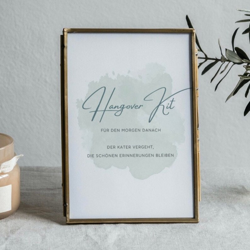 Hangover Kit Sign Wedding Sign Birthday Party - Etsy