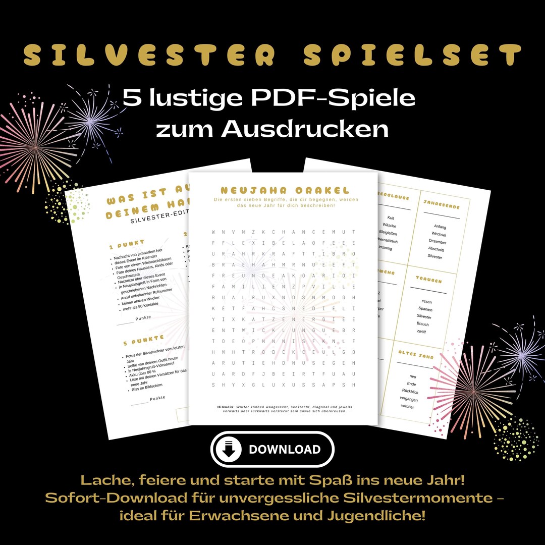 Erstaunlich Spiele Für Silvester Ebenbild