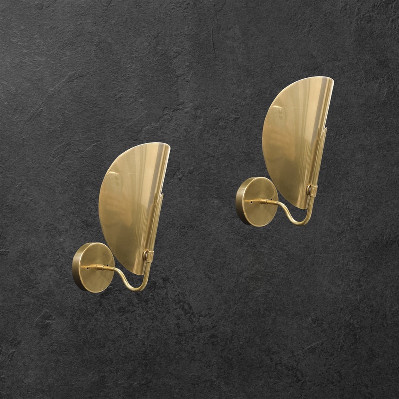 Curved Wall Light - Etsy