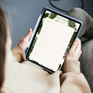 Daily to Do List Printable Template, Daily Schedule, Instant Download ...