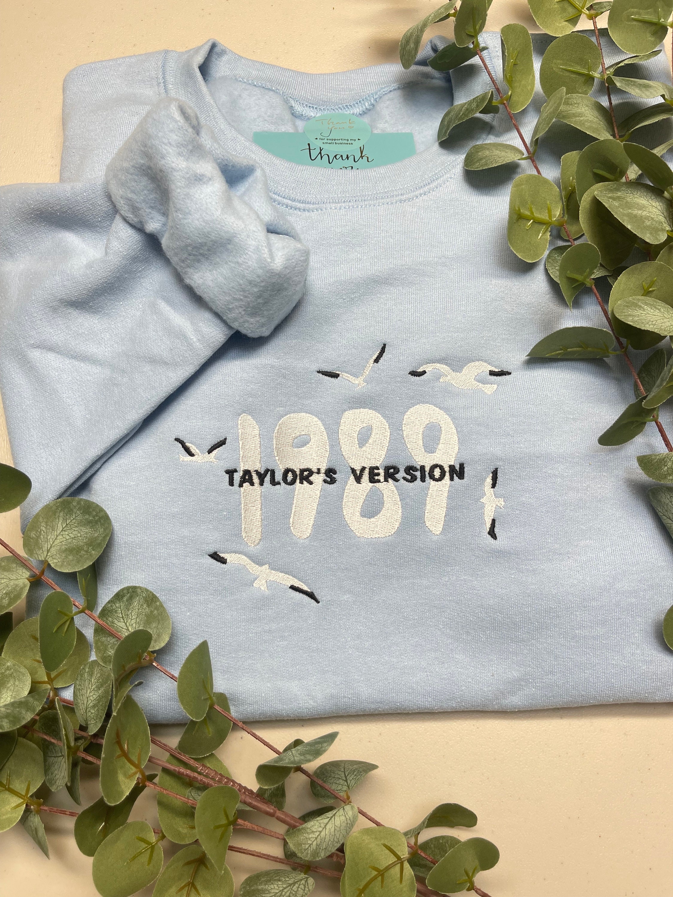 1989 Taylors Version Embroidered Sweater / Jumper / Hoodie Retro ...