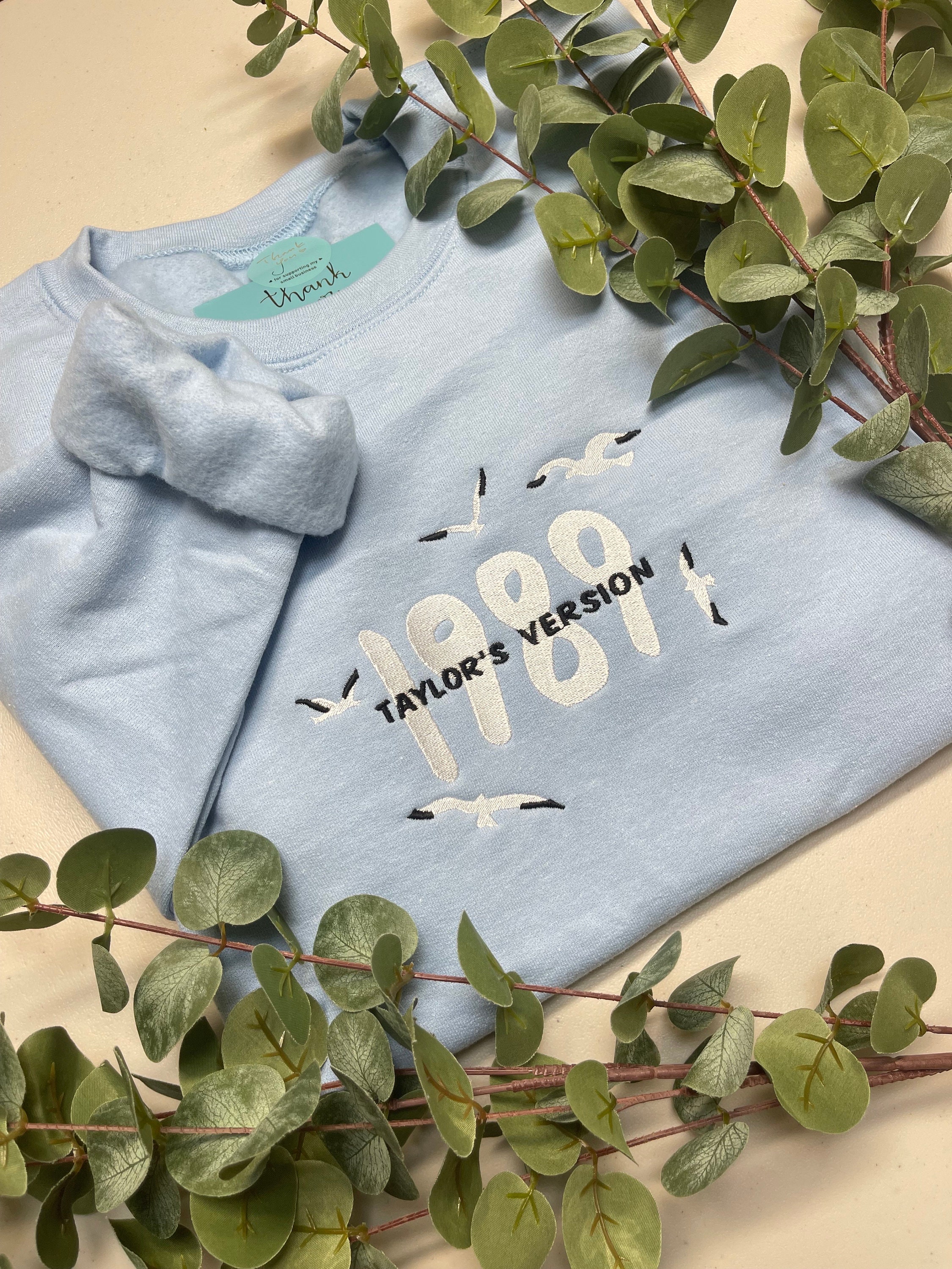 1989 Taylors Version Embroidered Sweater / Jumper / Hoodie Retro ...