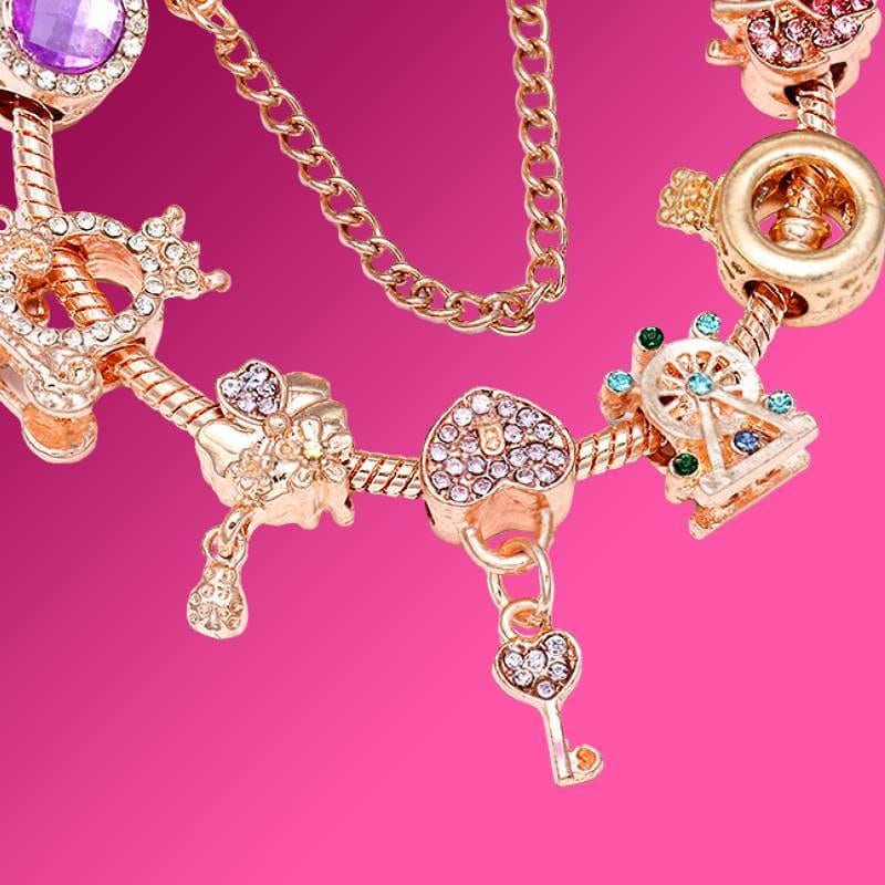 Pandora Lock and Key Bracelet Style Symbolic Jewelry Accent - Etsy