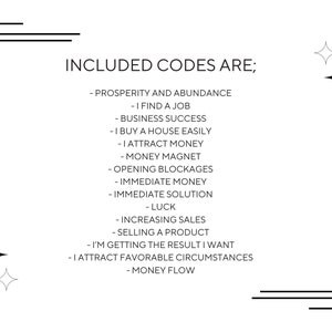 Easy Print - Grabovoi Code Cards Abundance, Wealth, Money L Manifesting ...