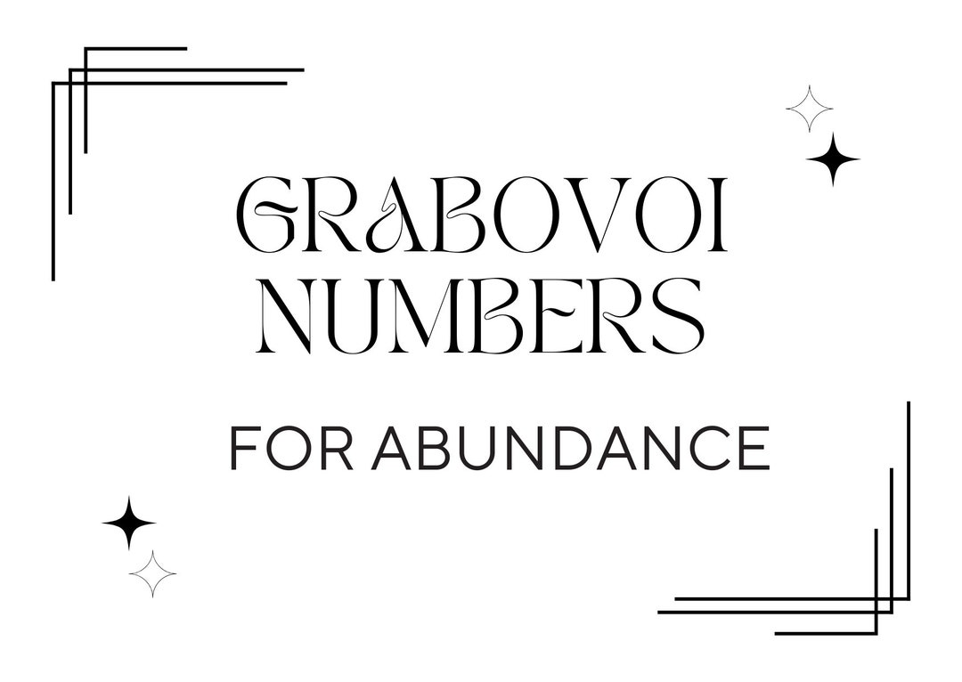 Easy Print - Grabovoi Code Cards Abundance, Wealth, Money L Manifesting ...