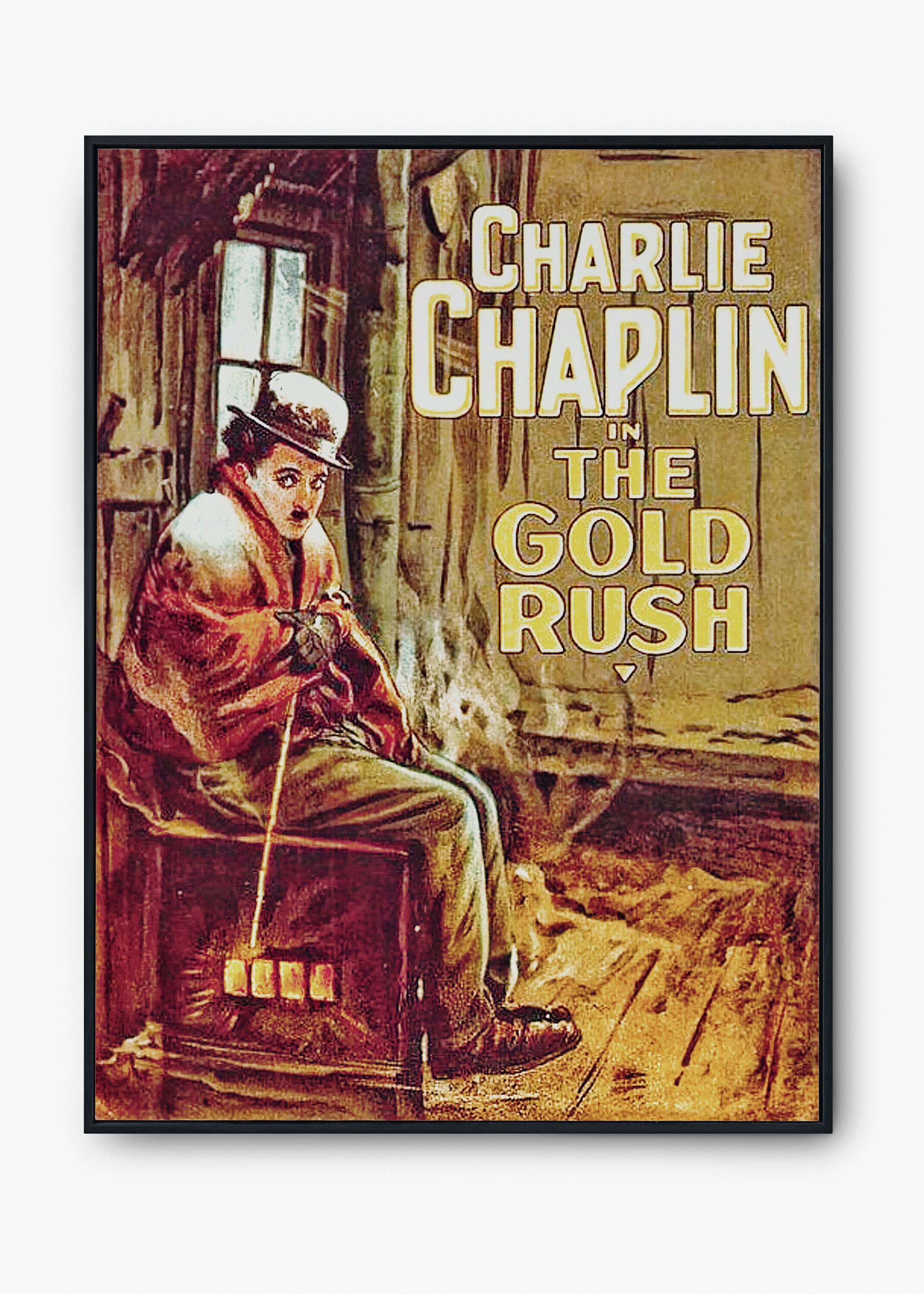 VINTAGE MOVIE POSTER | the Gold Rush | Charlie Chaplin | Hollywood ...
