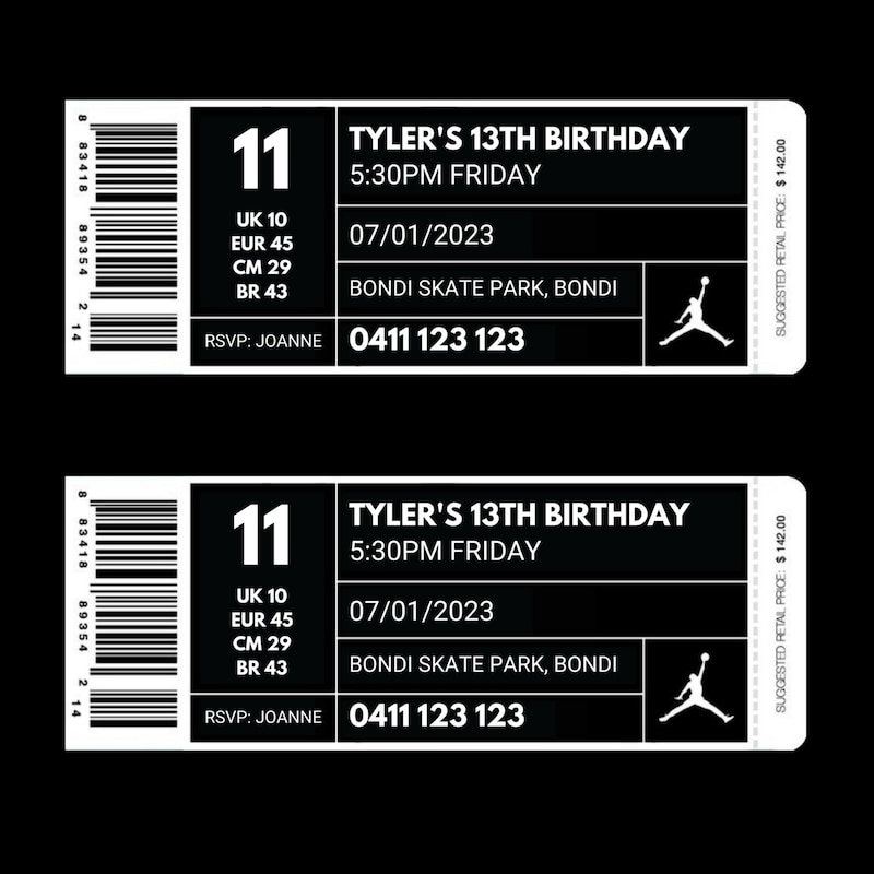 Shoe Invitations - Etsy