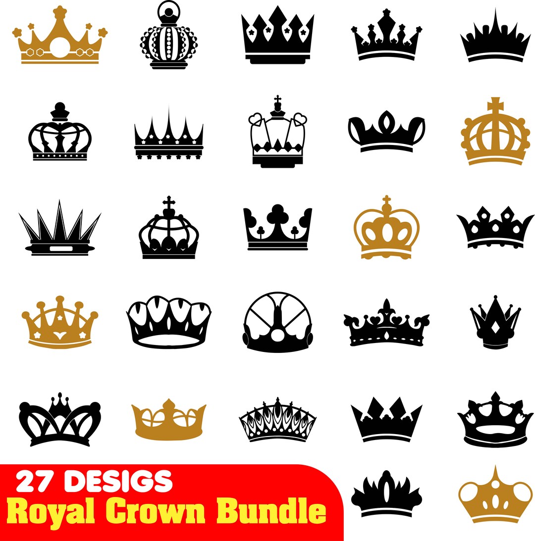 Royal King Crown SVG File Crown SVG Queen Crown SVG - Etsy Australia