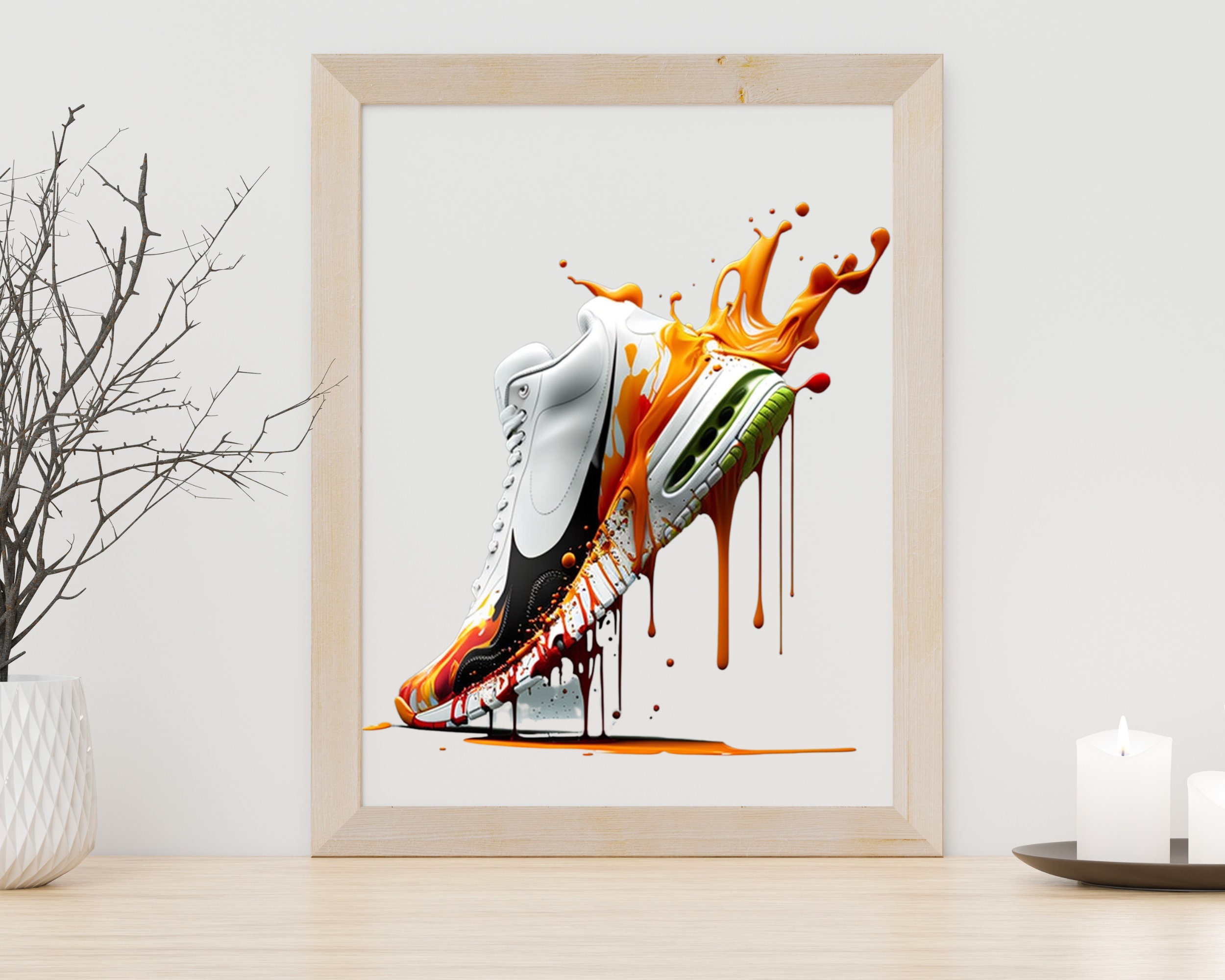 Dripping Sneakers Png, Sneakers Dripping PNG, Sport Shoes ,sublimation ...