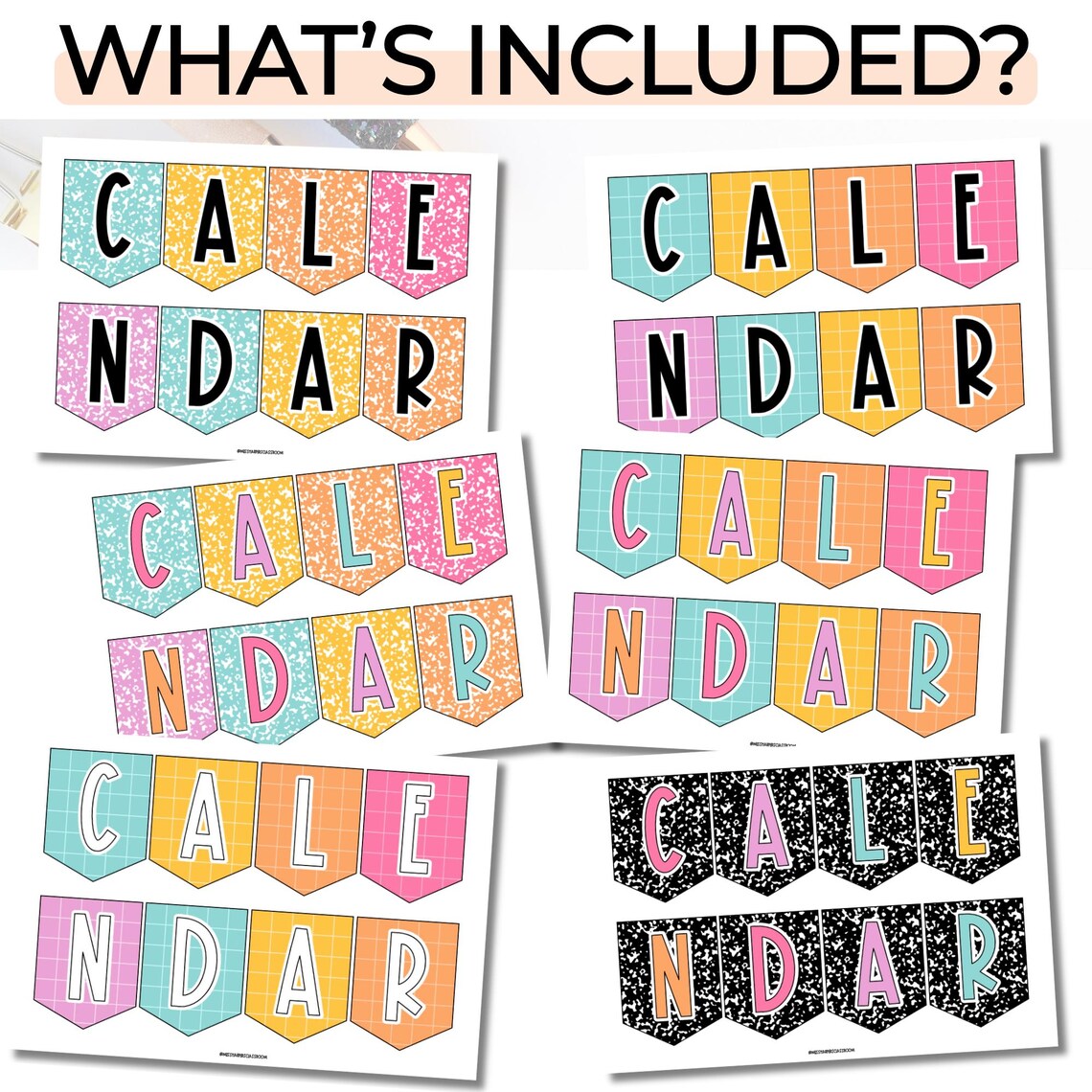 Editable Calendar Pocket Chart | Composite Cutie | Calendar Numbers and ...