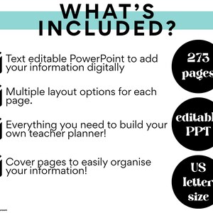 Teacher Lesson Planner Template | Calendar | EDITABLE | 2025-2026 ...
