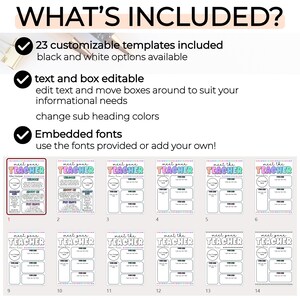 Meet the Teacher Template Editable | Digital Resource | Classroom ...