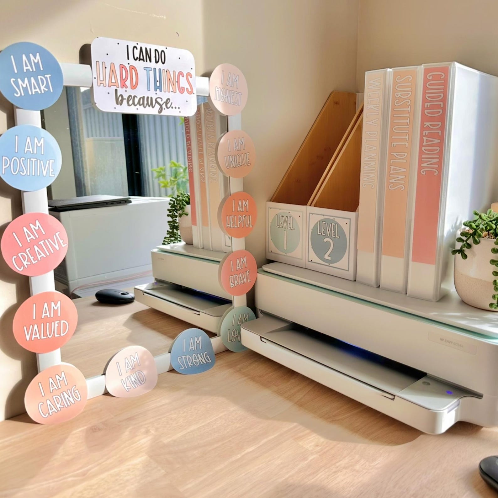 Classroom Binder Covers Template | Calm Boho Decor | Editable ...