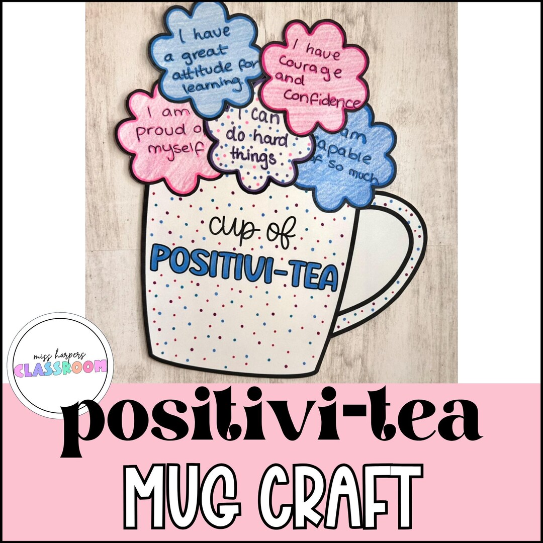Positivi-tea Mug Craft Activity Digital Resource | SEL | No Prep ...