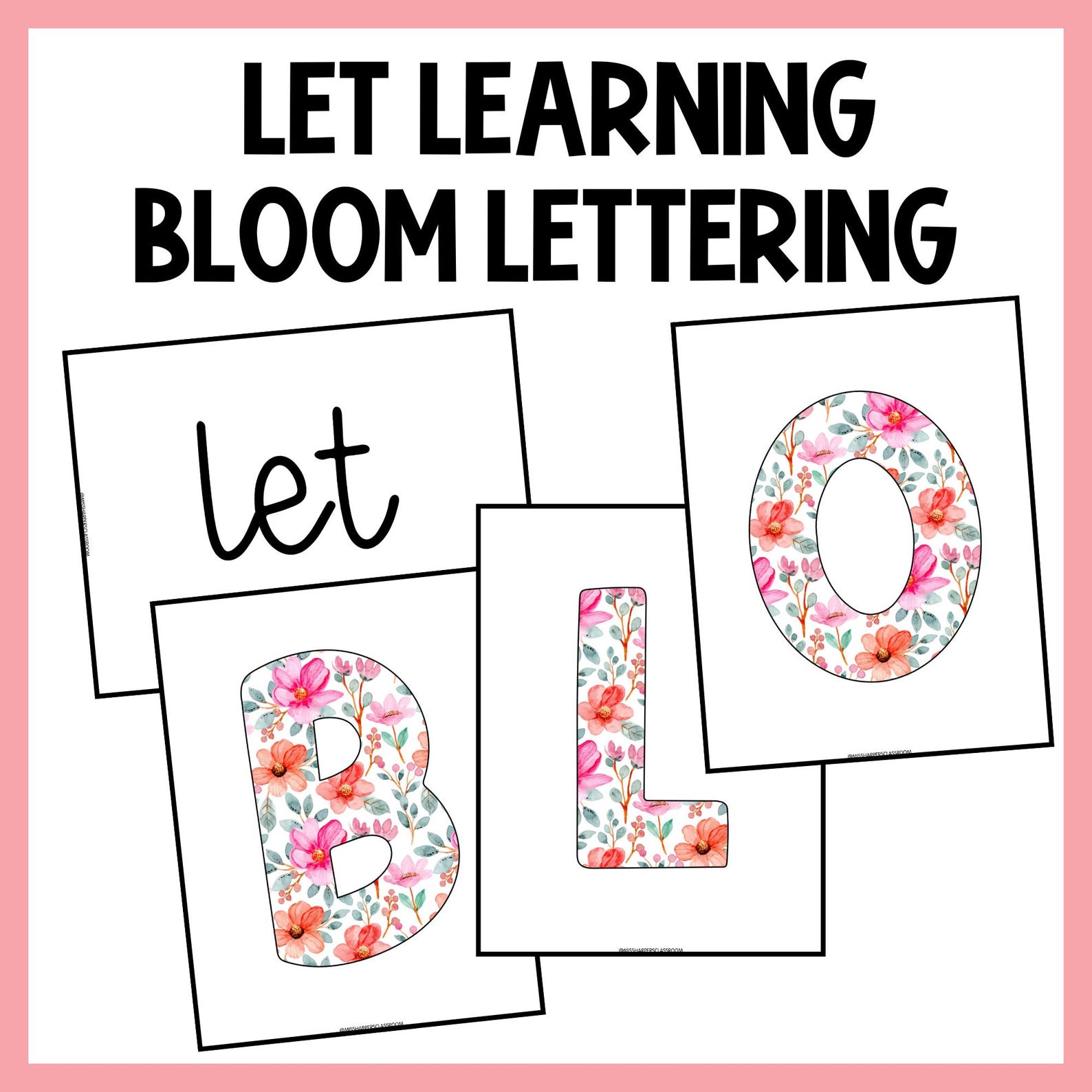 Spring Season Bulletin Board Kit | Let Learning Bloom | Seasonal ...