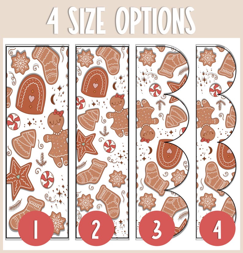 Printable Bulletin Board Borders Christmas Classroom Decor Holiday ...