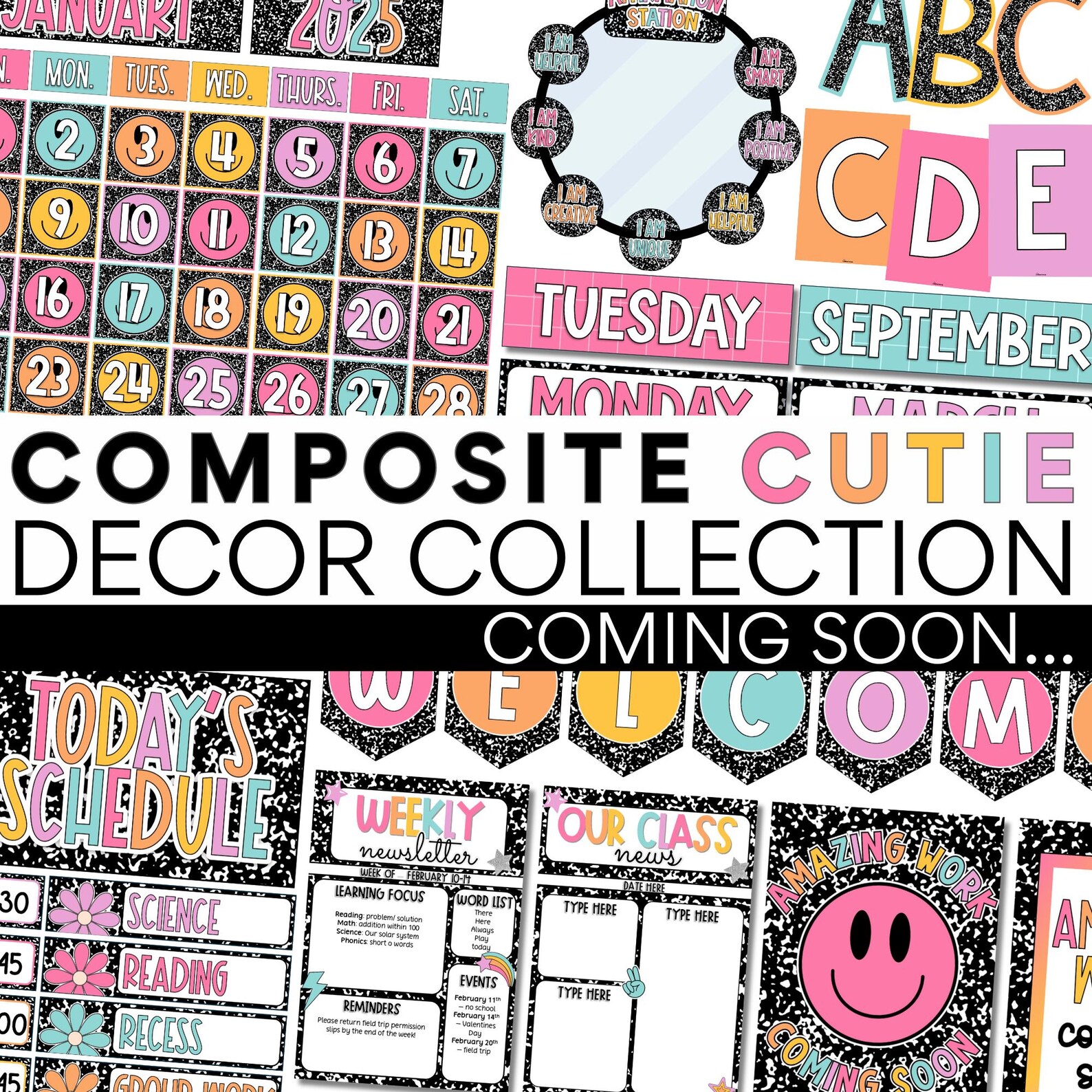 Birthday Display & Banner | Composite Cutie | Classroom Management ...