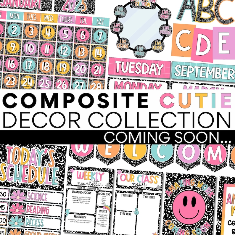 Birthday Display & Banner | Composite Cutie | Classroom Management ...