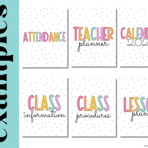 Teacher Lesson Planner Template | Calendar | EDITABLE | 2025-2026 ...