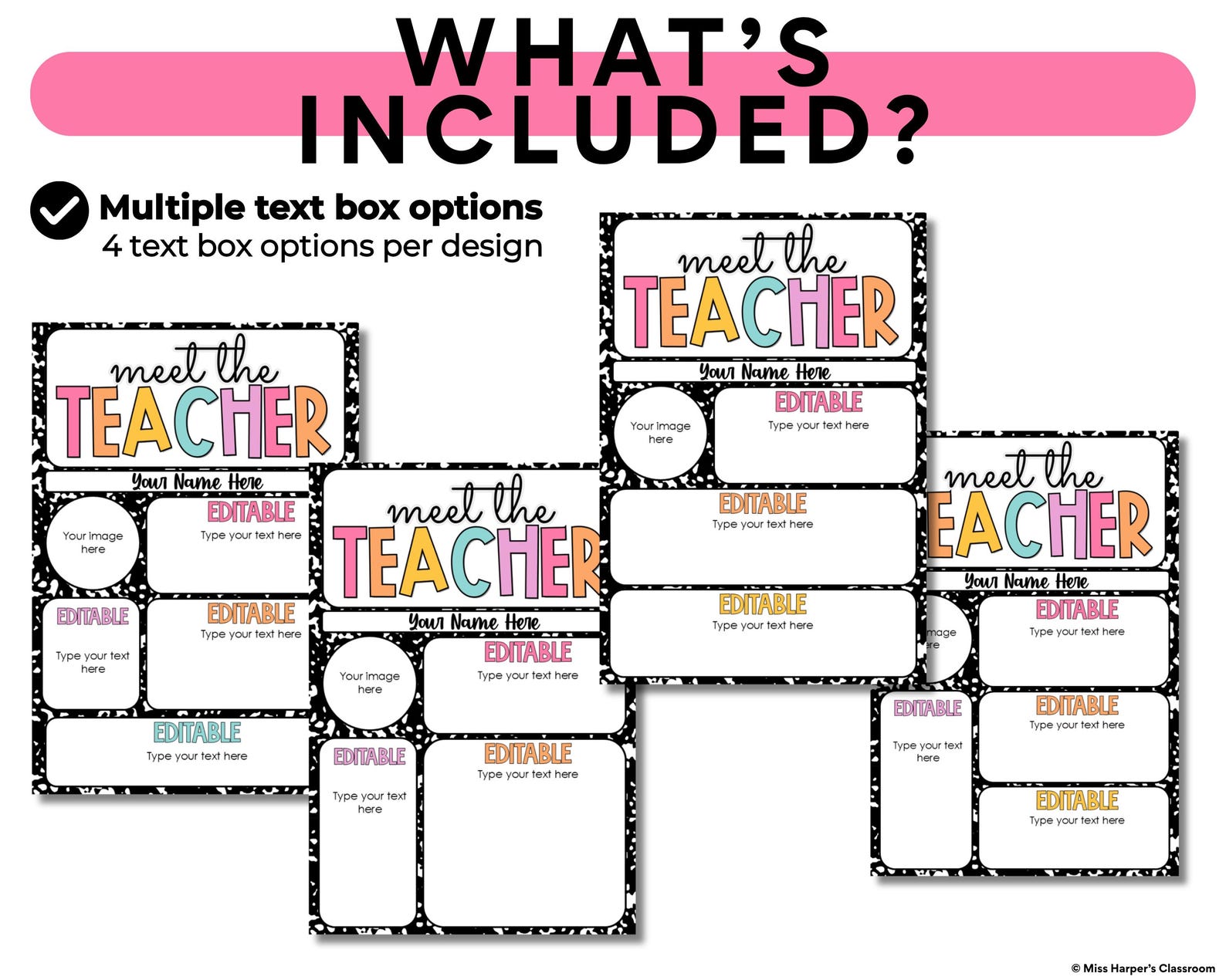 Meet the Teacher Template Editable | Digital Resource | Classroom ...