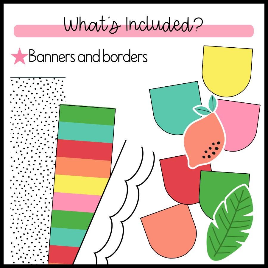 Summer Bulletin Board Kit | Sweet Summer | Seasonal | Bulletin Board ...