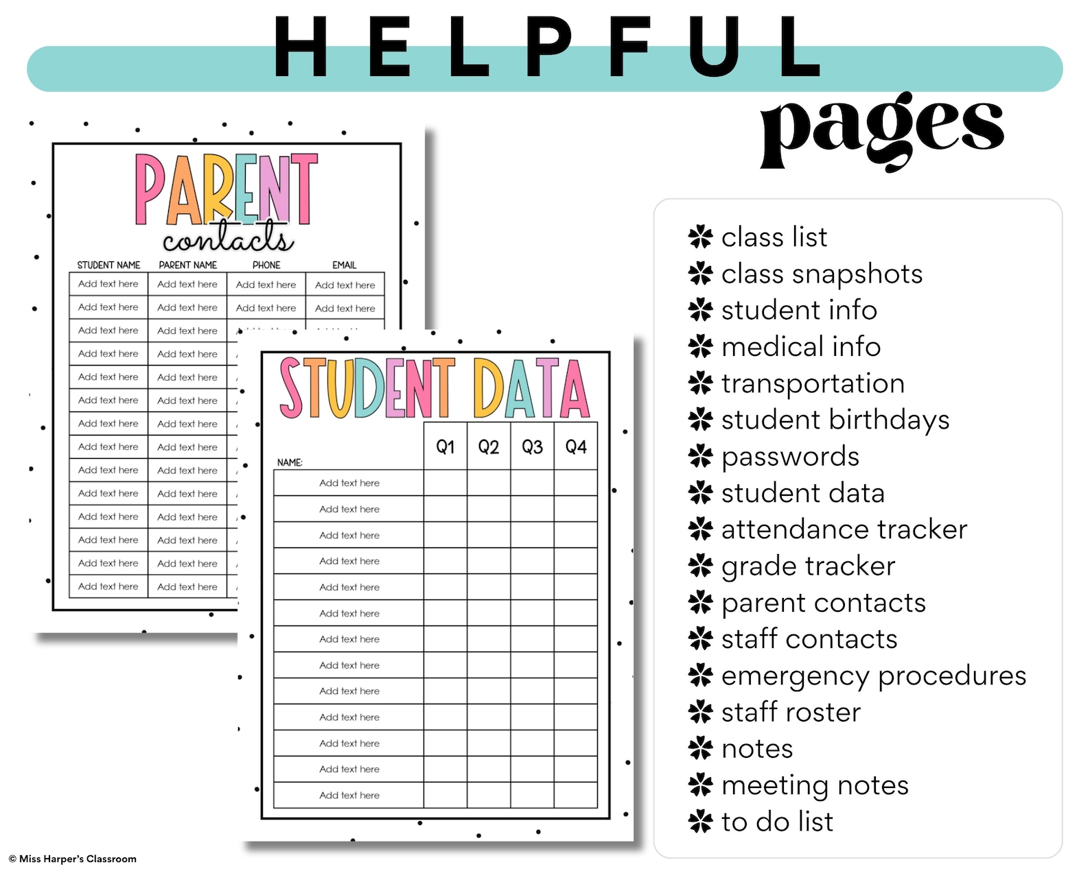 Teacher Lesson Planner Template | Calendar | EDITABLE | 2025-2026 ...