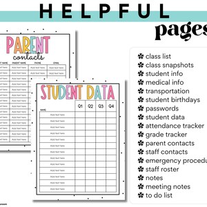 Teacher Lesson Planner Template | Calendar | EDITABLE | 2025-2026 ...
