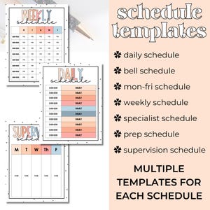 Teacher Lesson Planner Template | Calendar | EDITABLE | 2025-2026 ...
