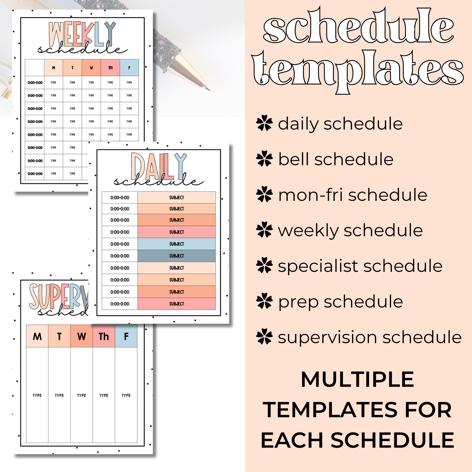 Teacher Lesson Planner Template | Calendar | EDITABLE | 2025-2026 ...