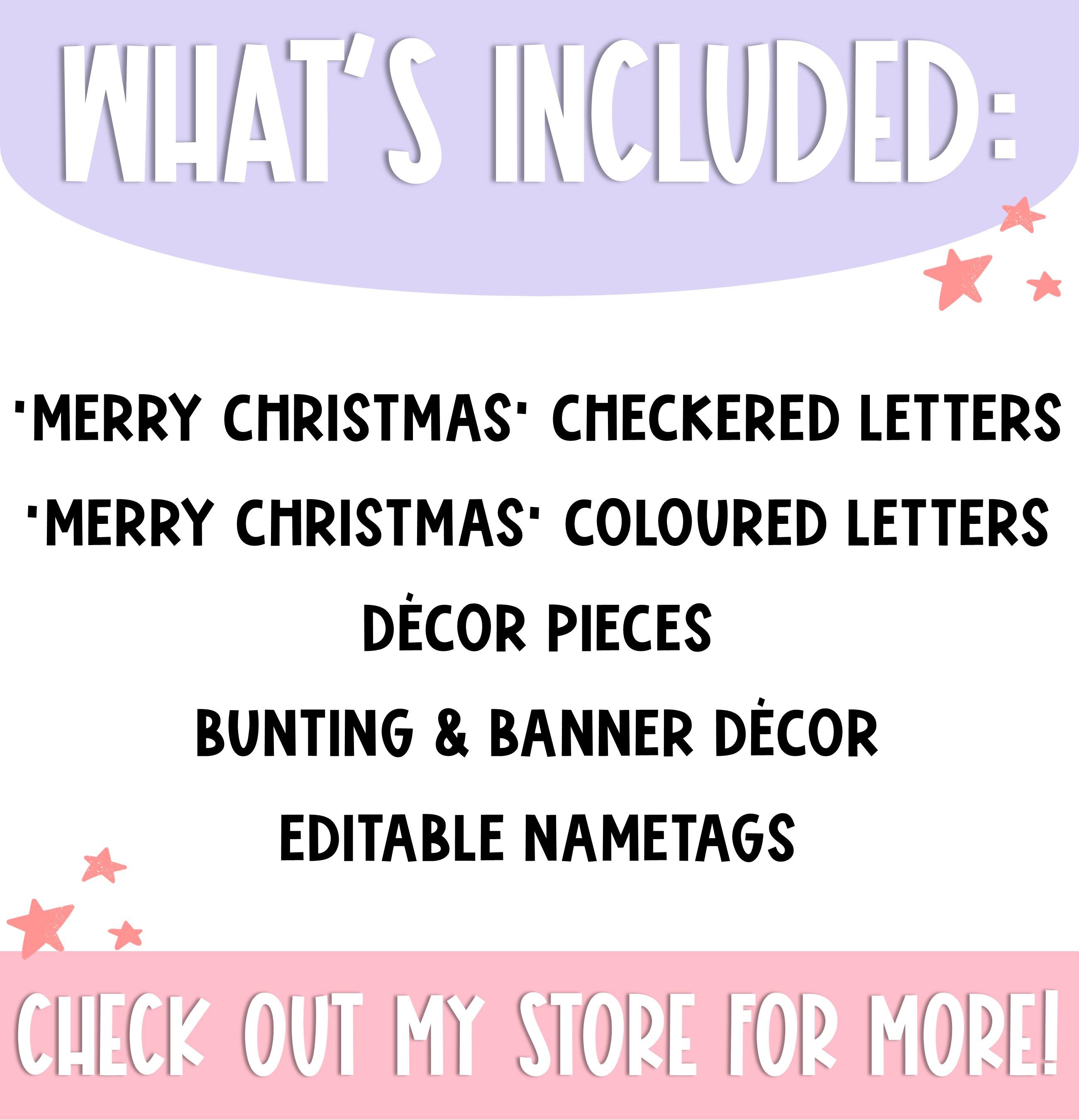 Christmas Bulletin Board Kit | Cute Pastel | Seasonal Classroom Decor ...