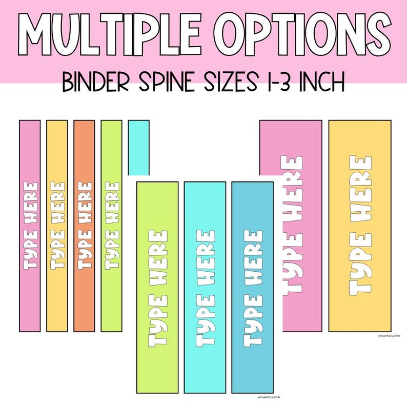 Classroom Binder Covers Template | Spotty Rainbow | Editable ...