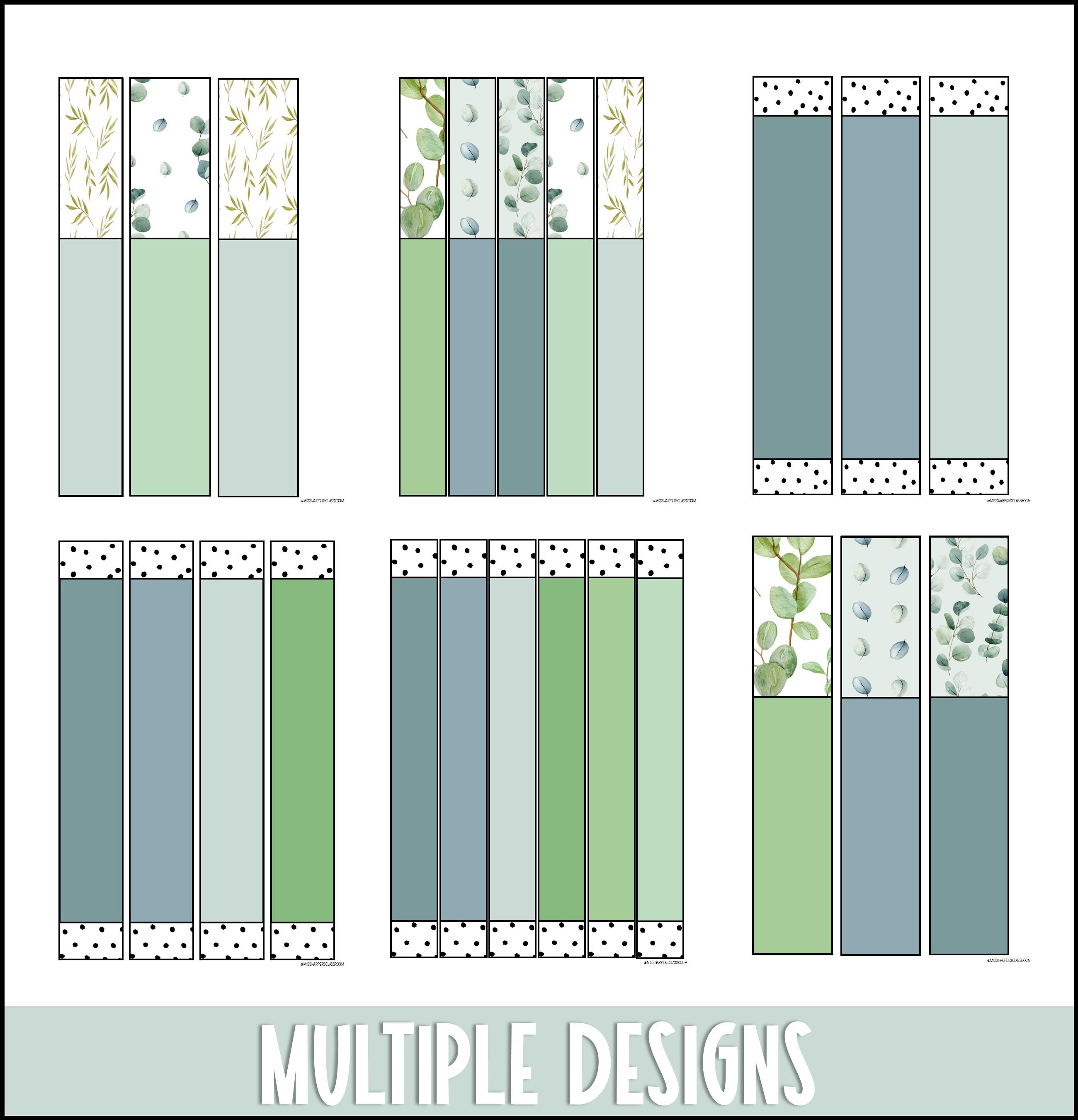 Binder Covers and Spines BOTANICAL Editable Teacher Back to School ...