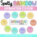 Affirmation Station | Spotty Rainbow | Classroom Display | Editable - Etsy