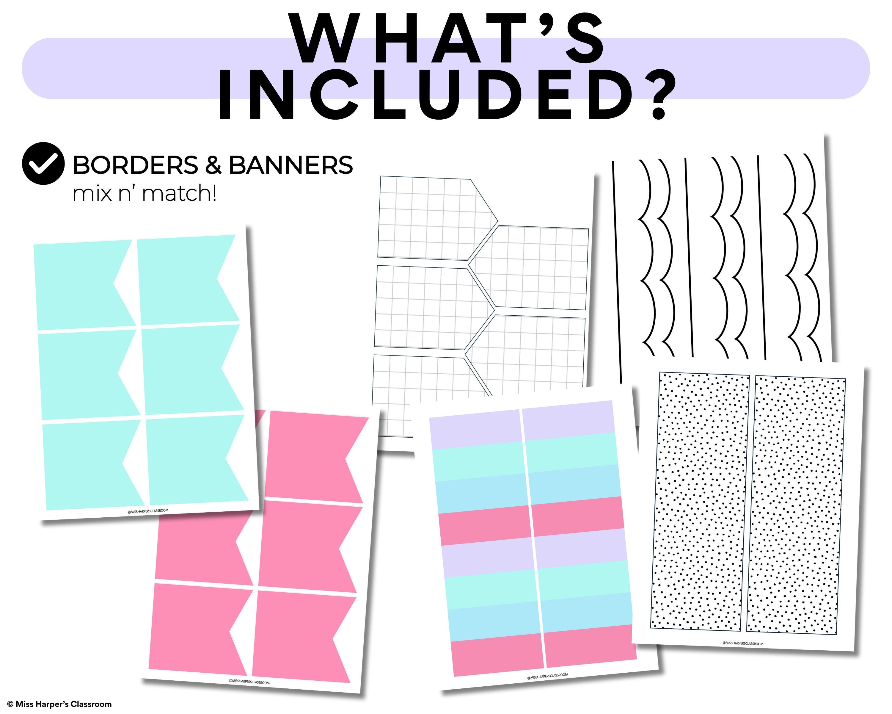 Back to School Bulletin Board Kit | Memories Are Made Here | Pastel Pop ...