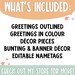 Winter & Fall Bulletin Board Kit | Modern Cosy | Christmas | Fall ...