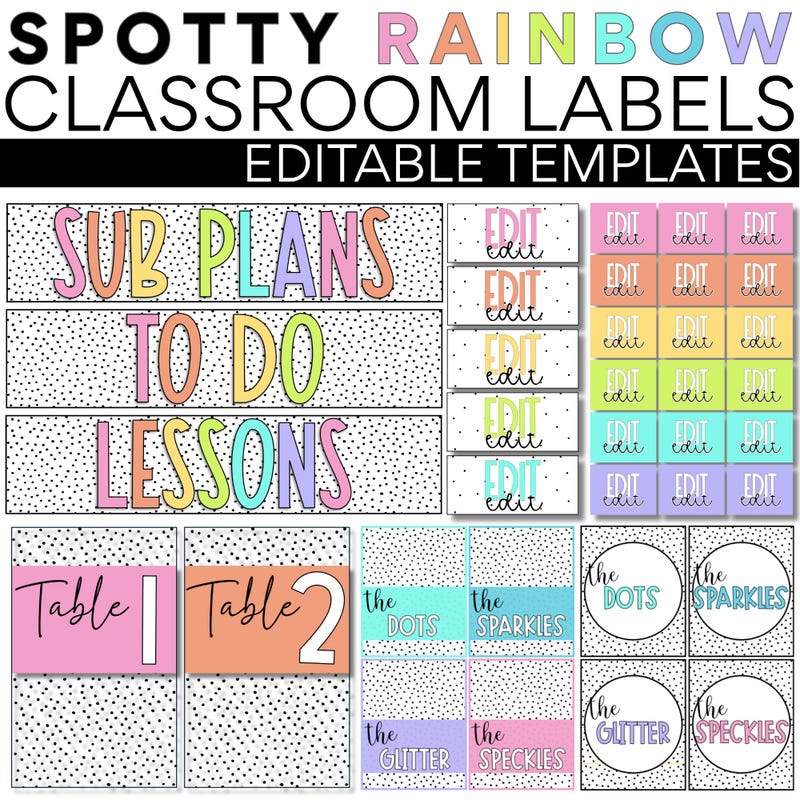 Peg Labels Editable - Etsy UK