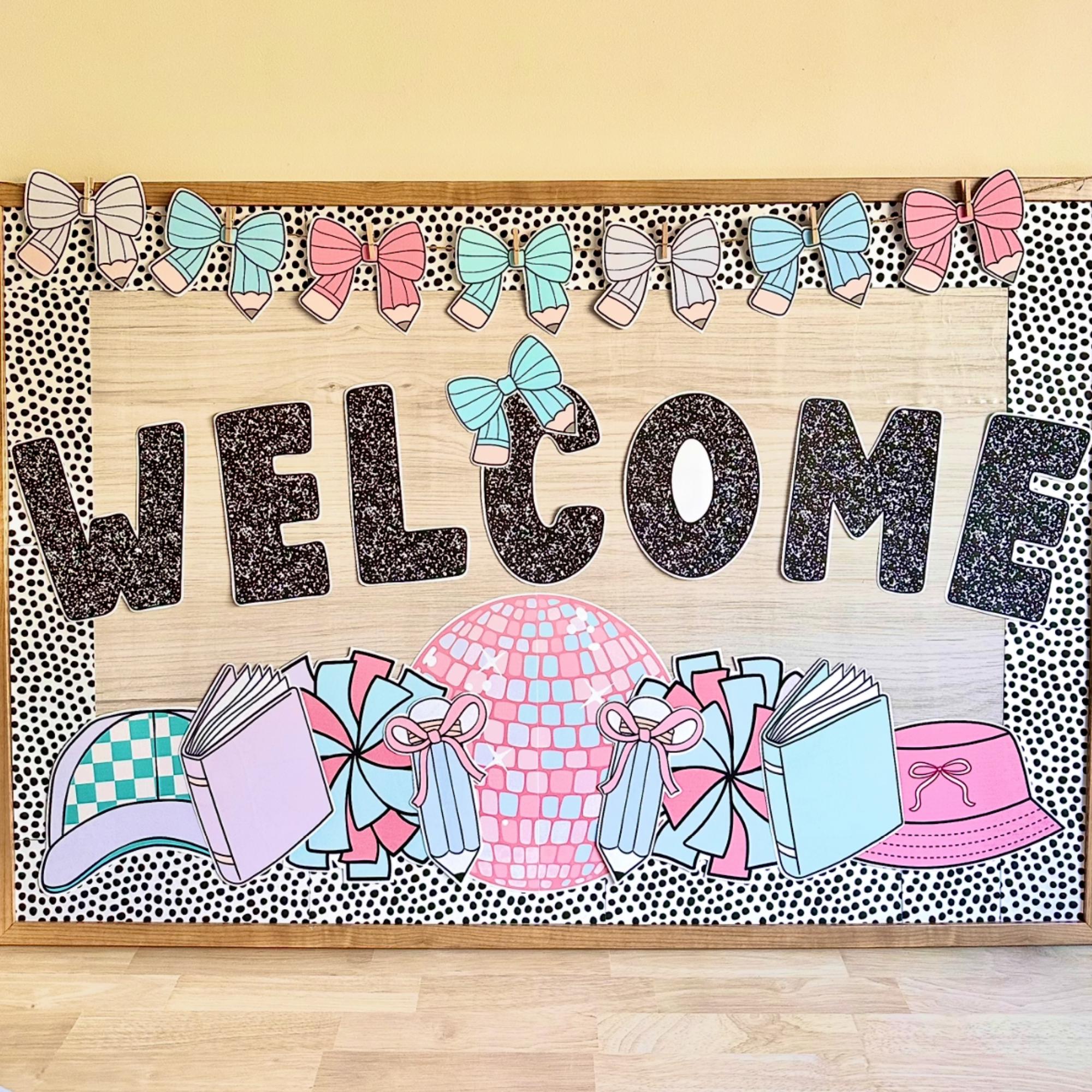 Back to School Bulletin Board Kit | Welcome Bulletin Board Kit ...