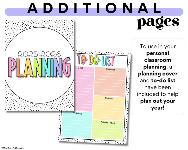 Classroom Weekly Checklist Template | Spotty Rainbow | Editable ...