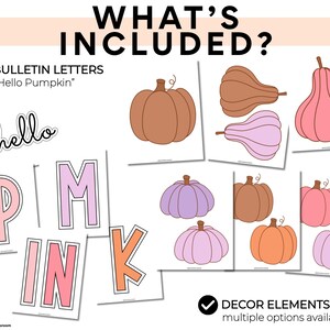 Fall Bulletin Board Kit | Trendy Pastel Pumpkins | Classroom Decor - Etsy
