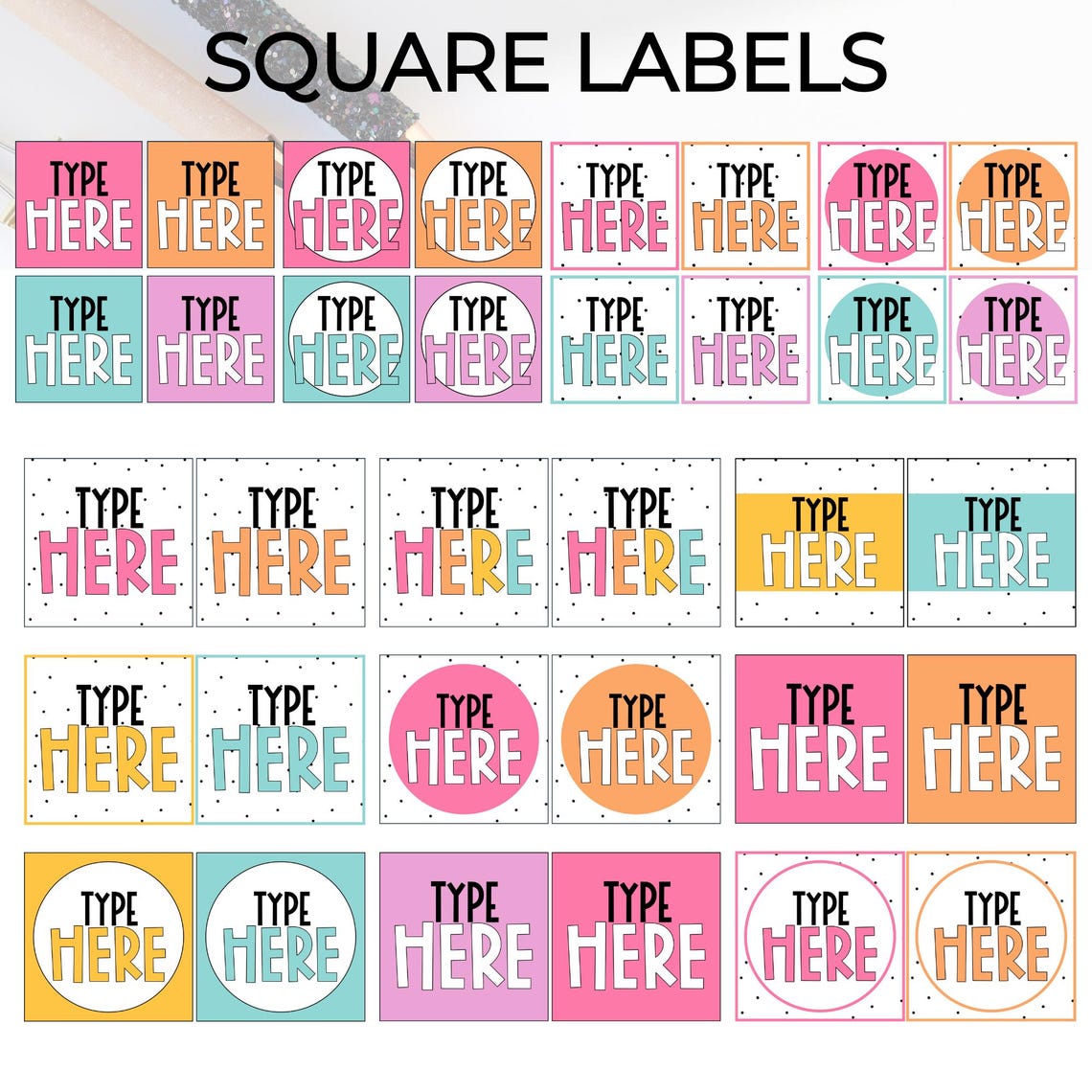 Classroom Labels | Editable | Vibrant Vibes | Book Bin Labels | Name ...