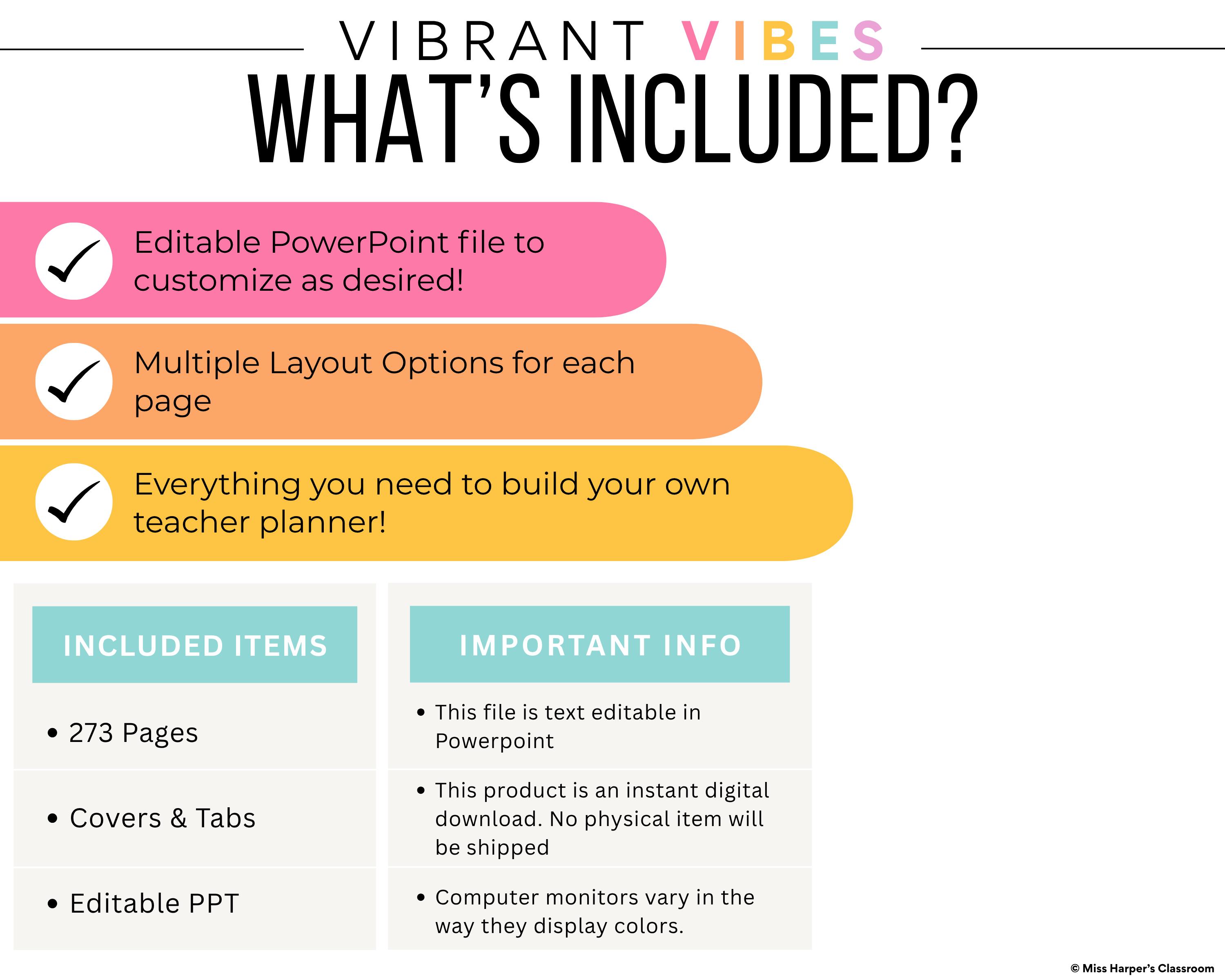 Teacher Lesson Planner Template | Calendar | EDITABLE | 2025-2026 ...